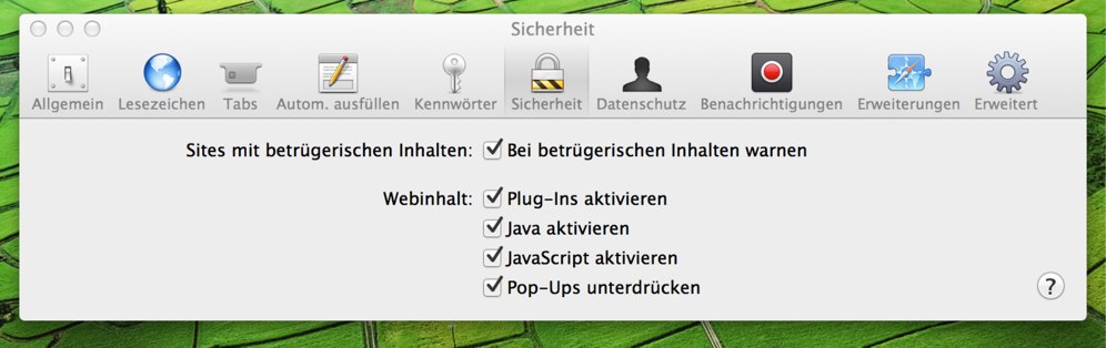 Mac OSX-Tipp: Java-Version herausfinden und Java in Safari/Firefox ...
